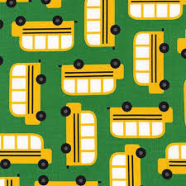 School Bus Fabric - Etsy
