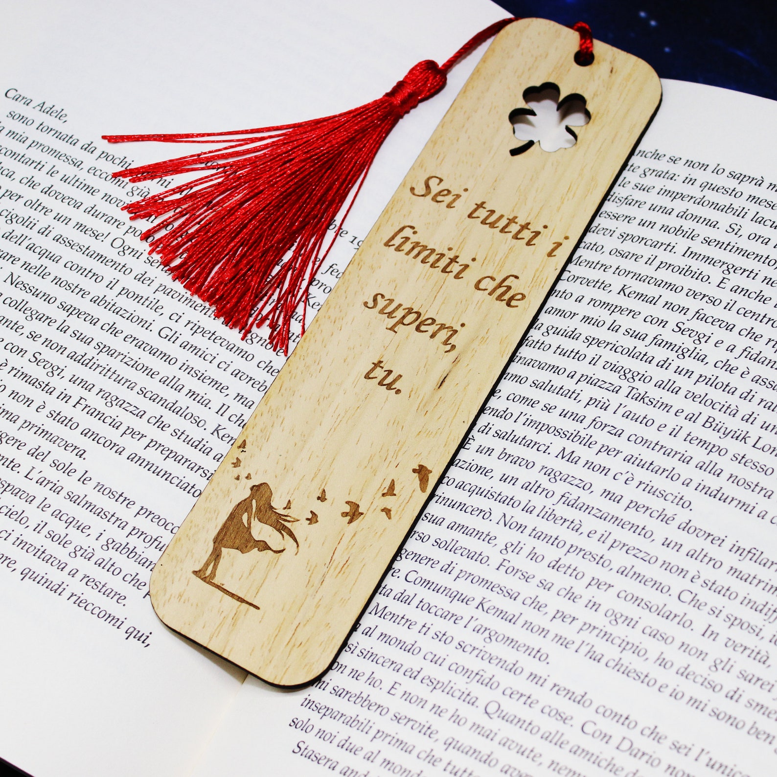 Segnalibri in legno con frasi sulla lettura e Il Piccolo - Etsy Italia