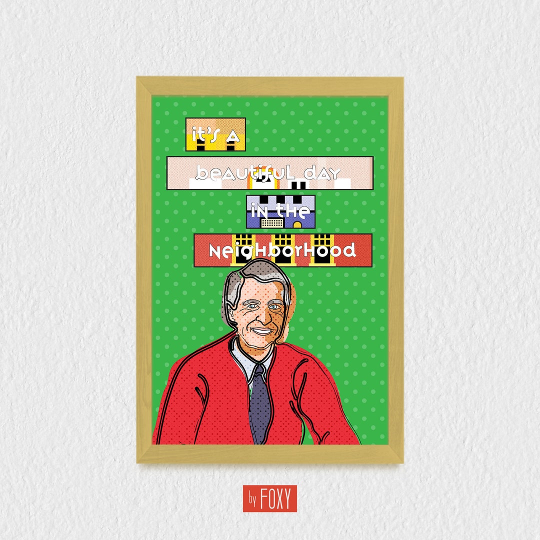 Mister Rogers Poster Print - Etsy