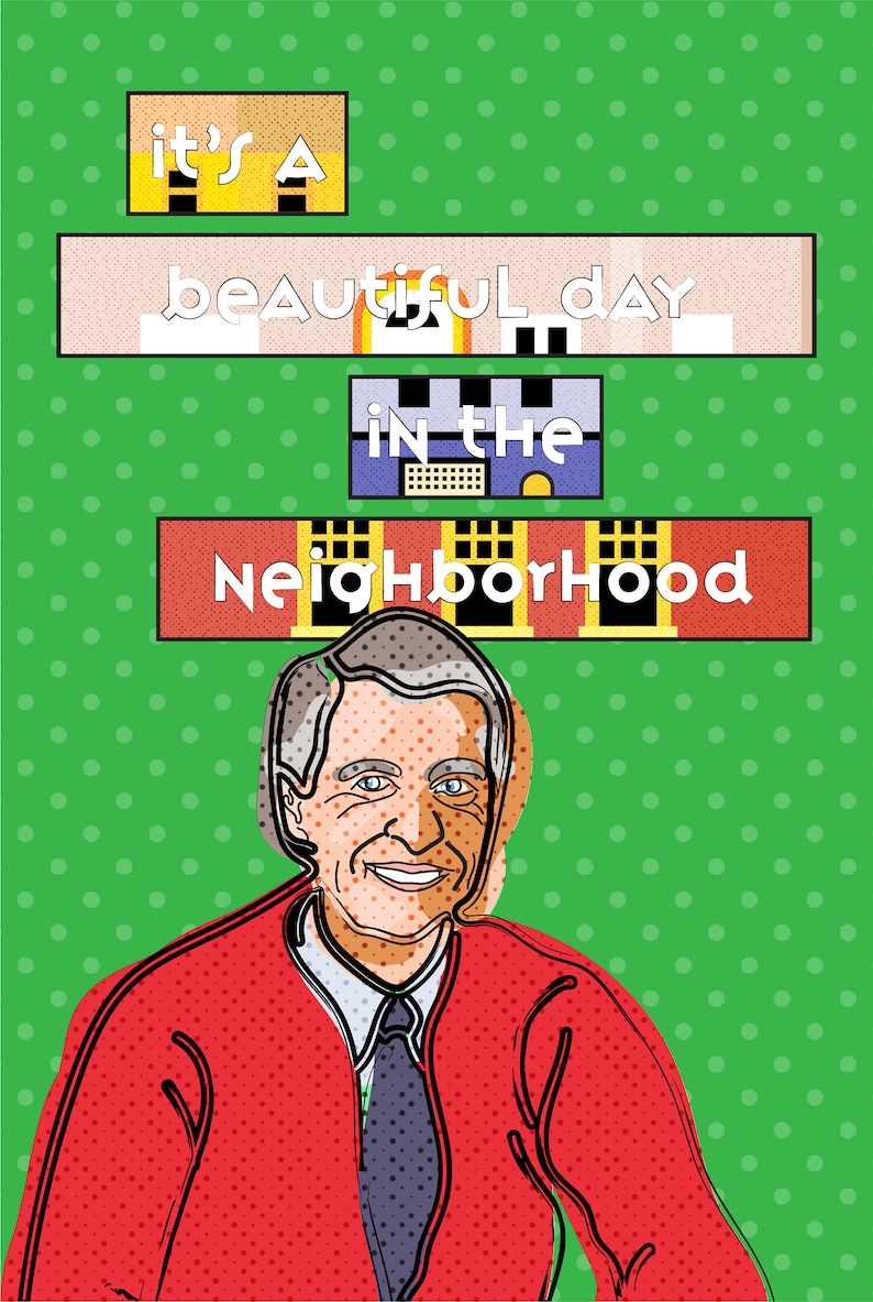 Mister Rogers Poster Print - Etsy