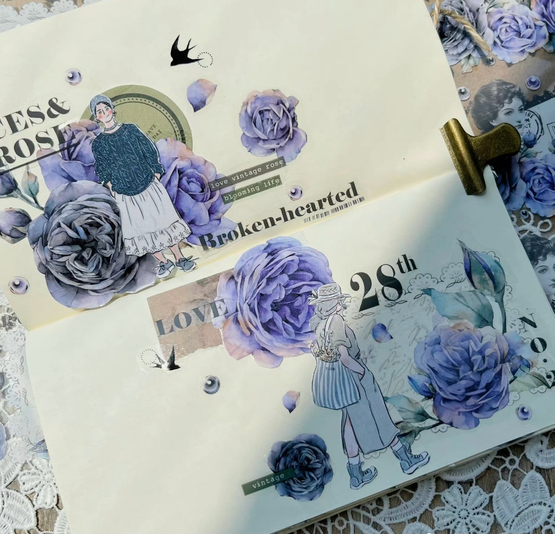 Yier Studio Purple Flavor | One Loop Sample or Roll PET Tape | Flower ...