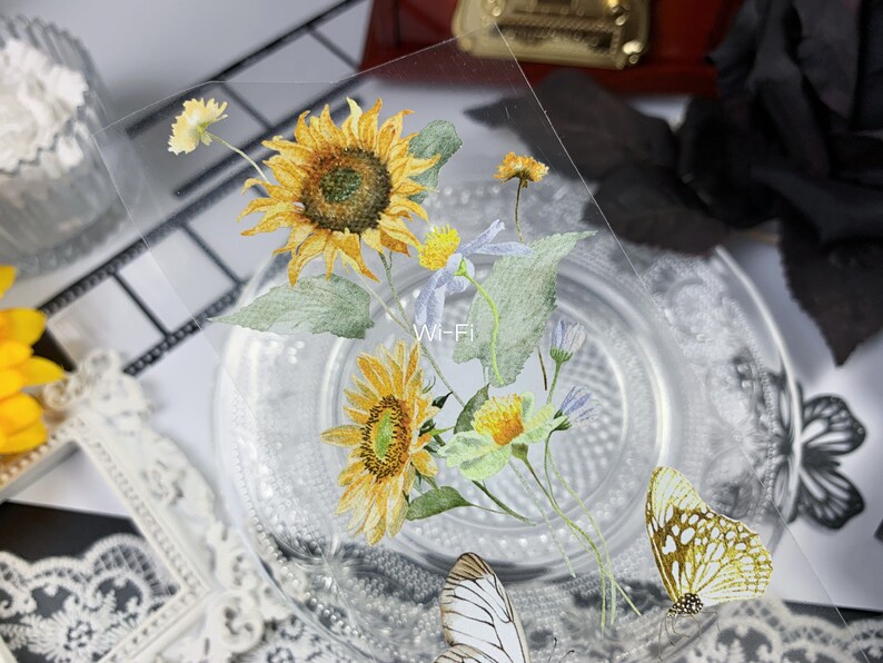 Wi-fi Butterfly Dancing | One Loop Sample or Roll PET Tape | Flower ...