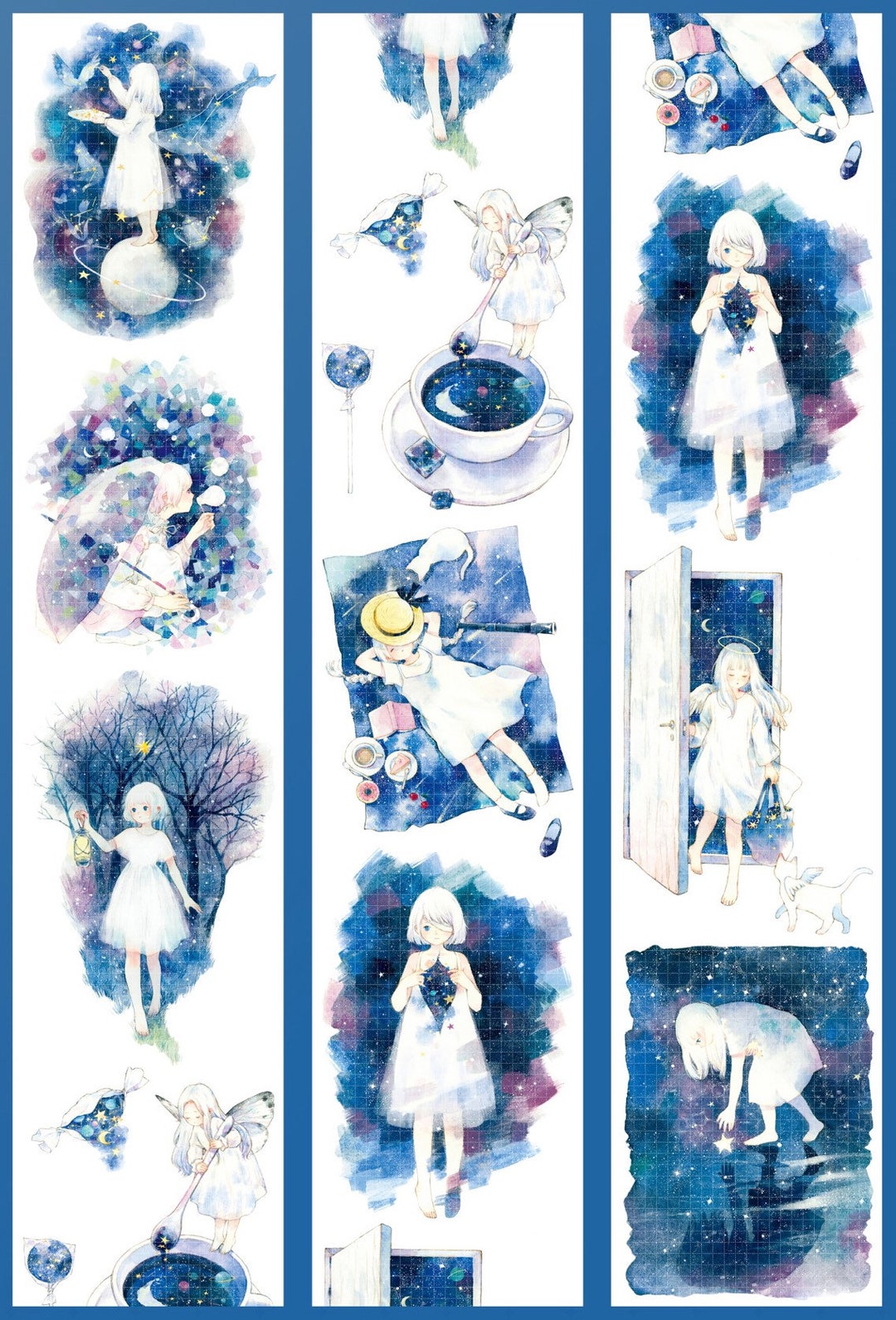 TXB My World | One Loop Sample or Roll Washi/pet Tape | People Stickers ...
