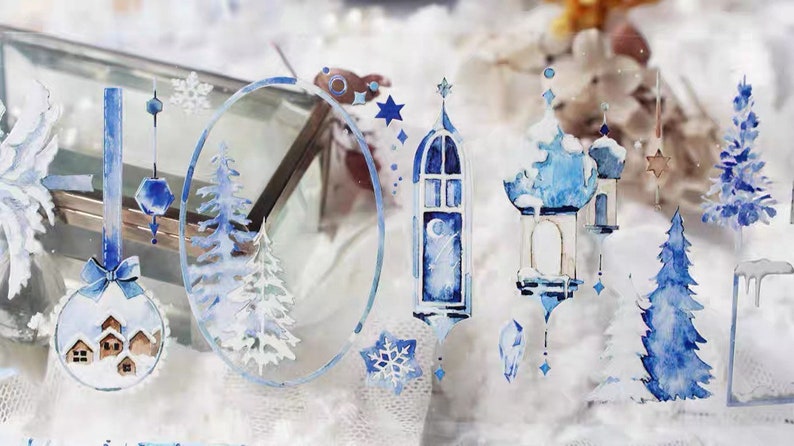 Timegrid Snow World One Loop Sample PET Tape Scene - Etsy