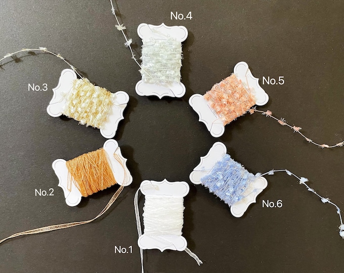Avril Yarn Samples (group4) for Junk Journals, Gift Wrapping, Craft ...