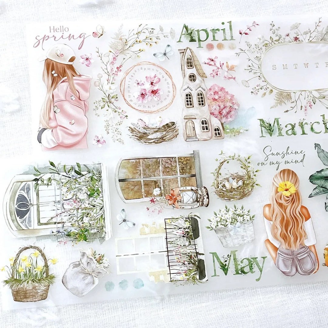 Journal Pages 4season One Loop Sample 2m or Roll PET Tape Journal ...