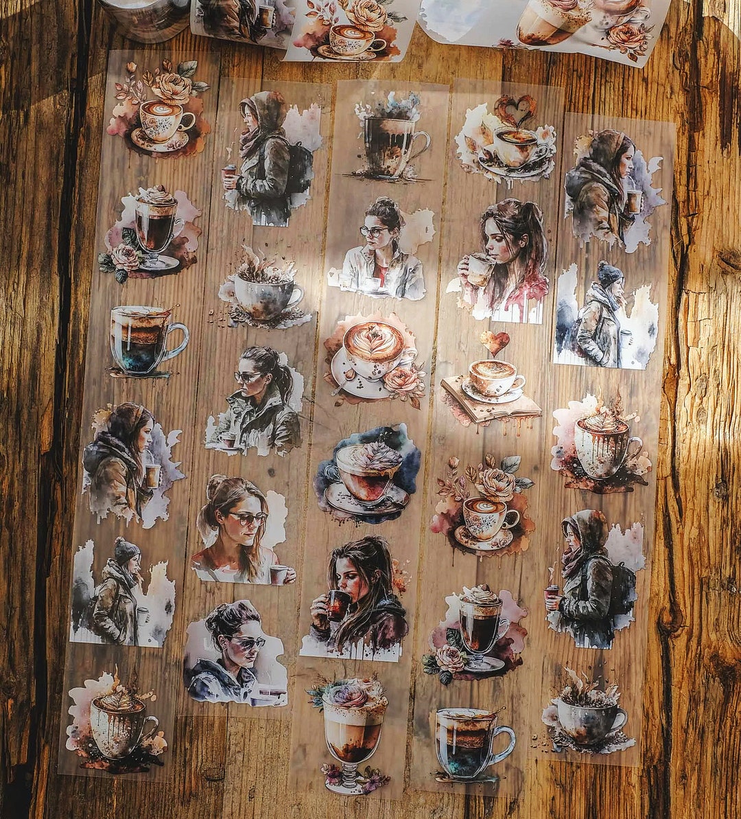 LG Warm Coffee Mornings | One Loop Sample or Roll PET Tape | People ...
