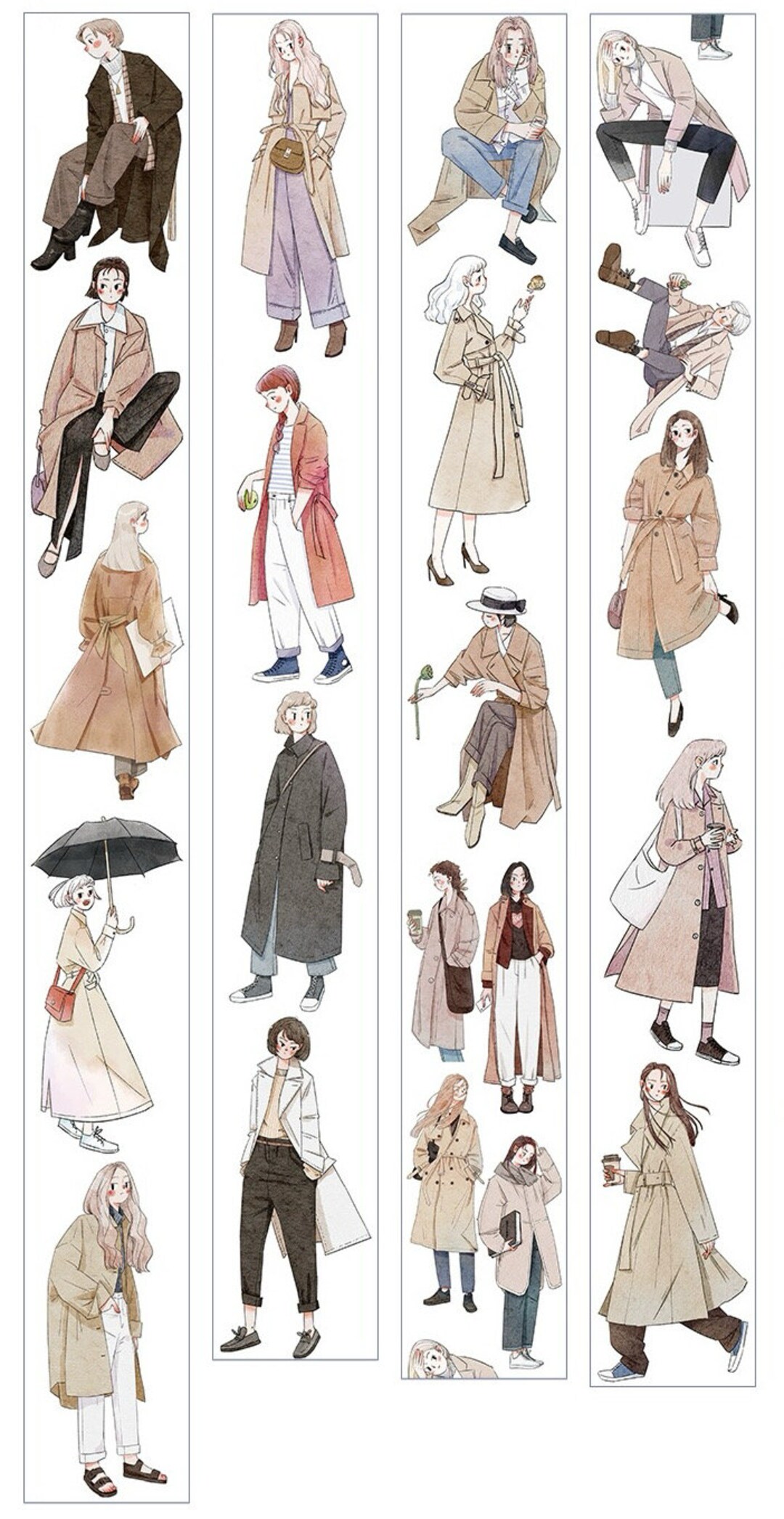 KXX Windbreaker Girls | One Loop Sample or Roll PET Tape | People ...