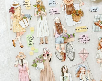 Timegrid Snow World One Loop Sample PET Tape Scene Stickers, Junk ...