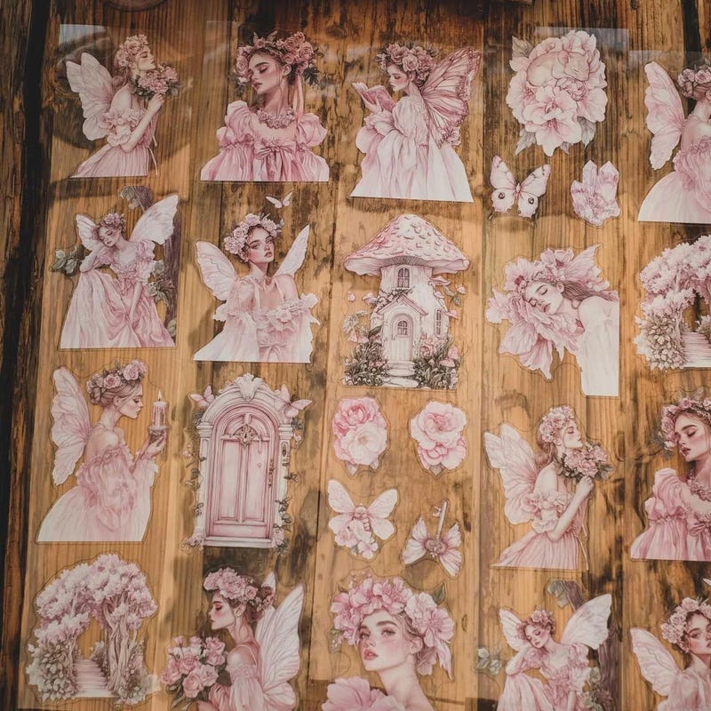 Kiss Cut Fairy Sticker - Etsy