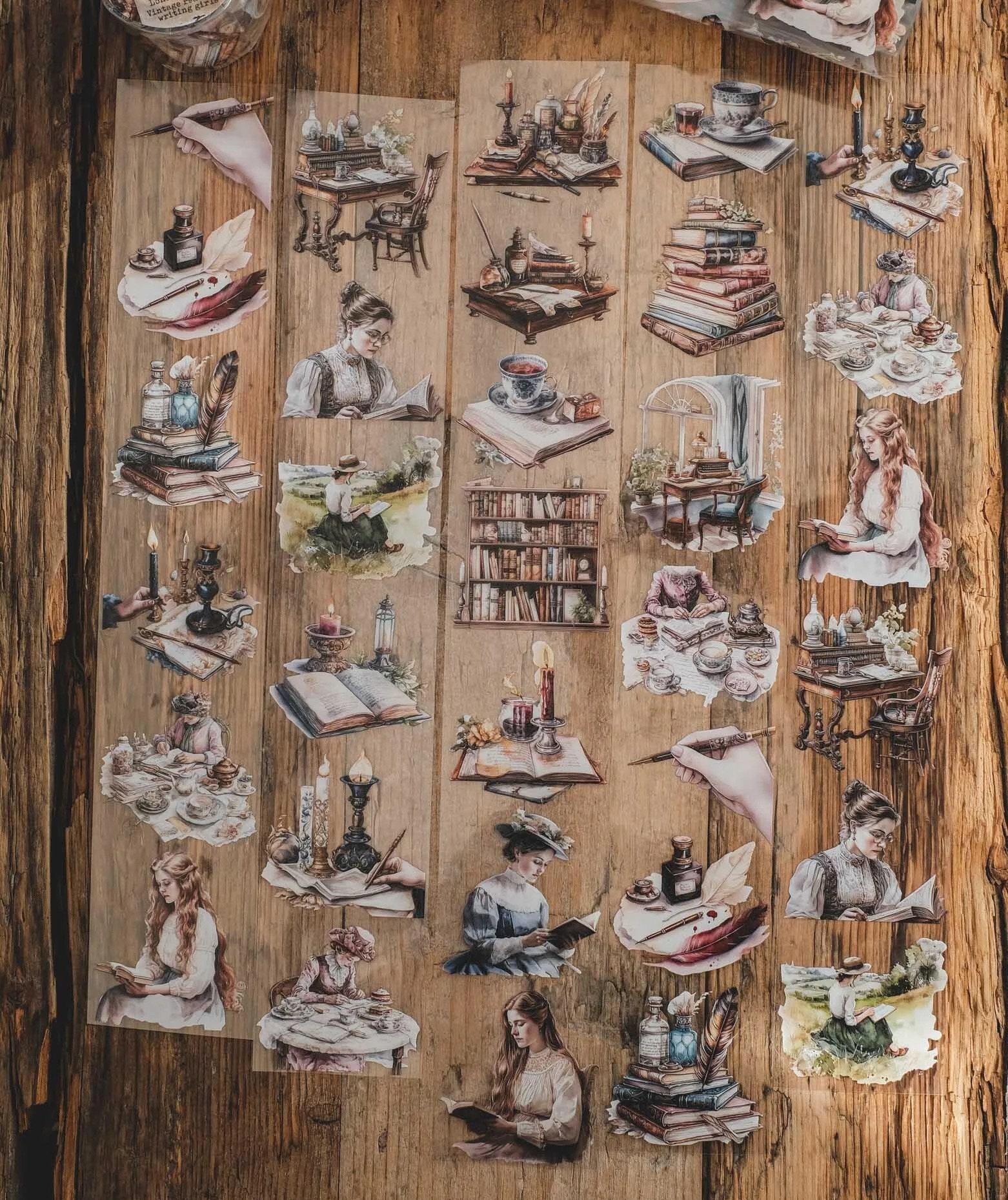 LG Vintage Reading & Writing Girls | 8th Anniversary | One Loop Sample ...