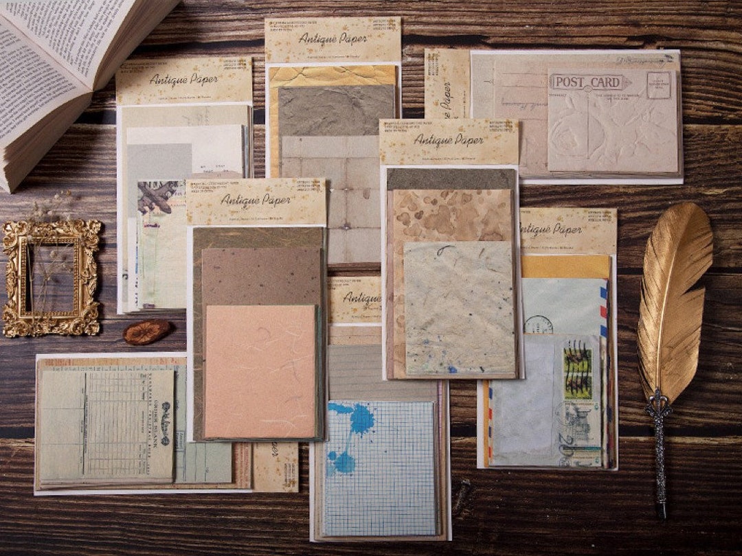60pcs Vintage Journal Material Pack 3, Junk Journal Material, Ephemeral ...