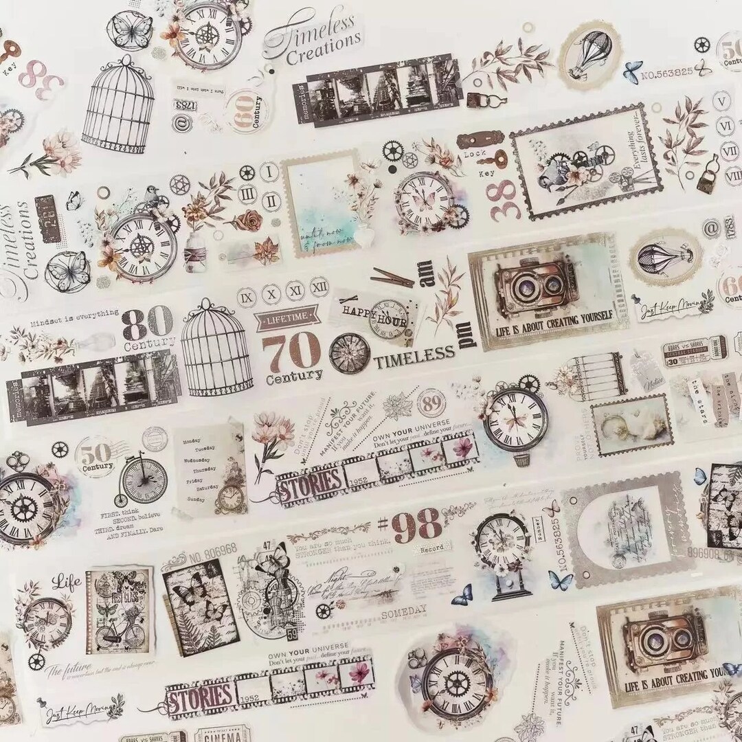 Journal Pages Timeless One Loop Sample PET Tape Journal - Etsy