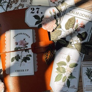 Yier Studio Vintage Flowers | One Loop Sample PET Tape | Flower ...