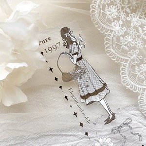 Ayuh the Picture Girl | One Loop Sample PET Tape | People Stickers ...