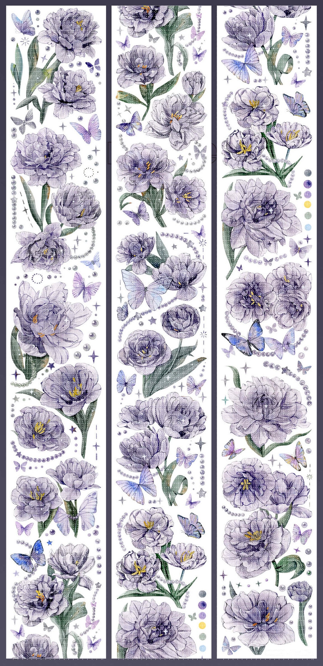 Hoshi Fragrancy | One Loop Sample or Roll PET Tape | Flower Stickers ...