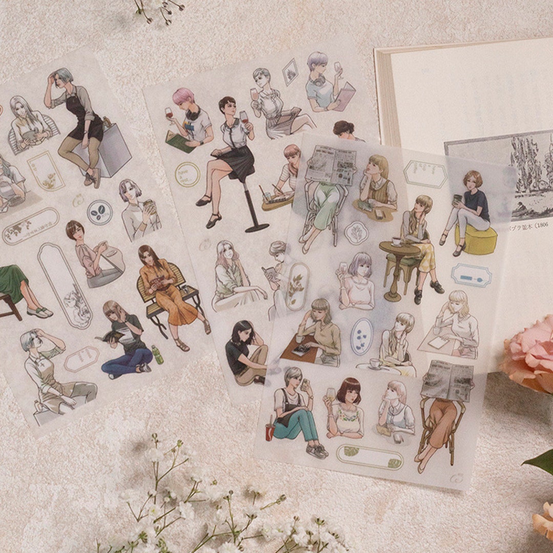 Loidesign Transfer Sticker Take a Break | Print on Sticker | People ...