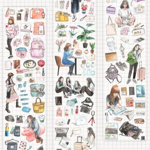 Monchii Life is A Journal 3 | One Loop Sample or Roll PET Tape | People ...