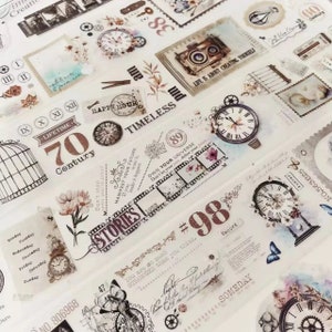 Journal Pages Timeless One Loop Sample PET Tape Journal - Etsy