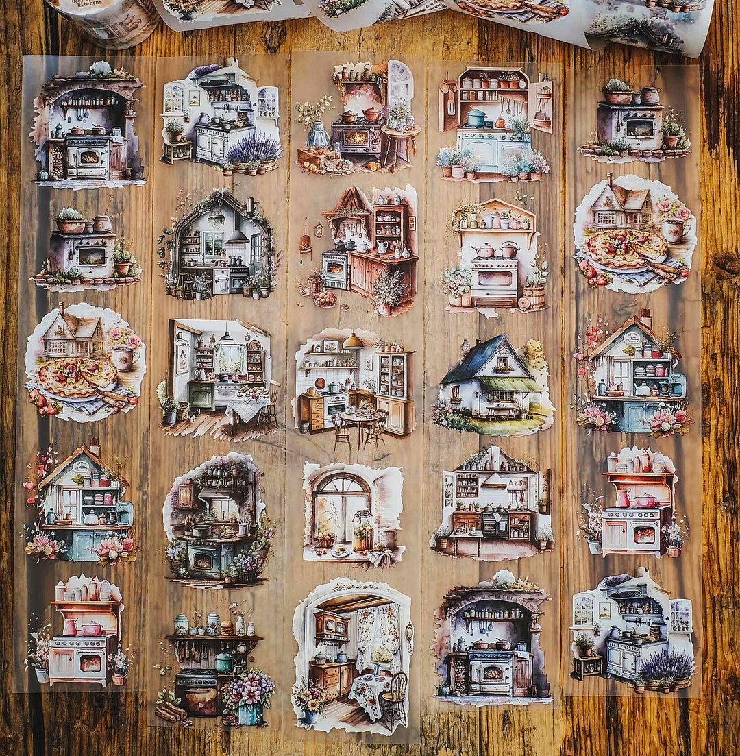 LG Cosy Cottage Kitchen | One Loop Sample or Roll PET Tape | Kitchen ...