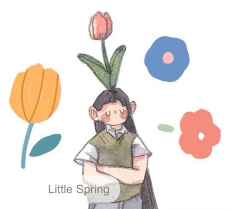 Dingzy Little Spring One Loop Sample Washi Tape no Release - Etsy