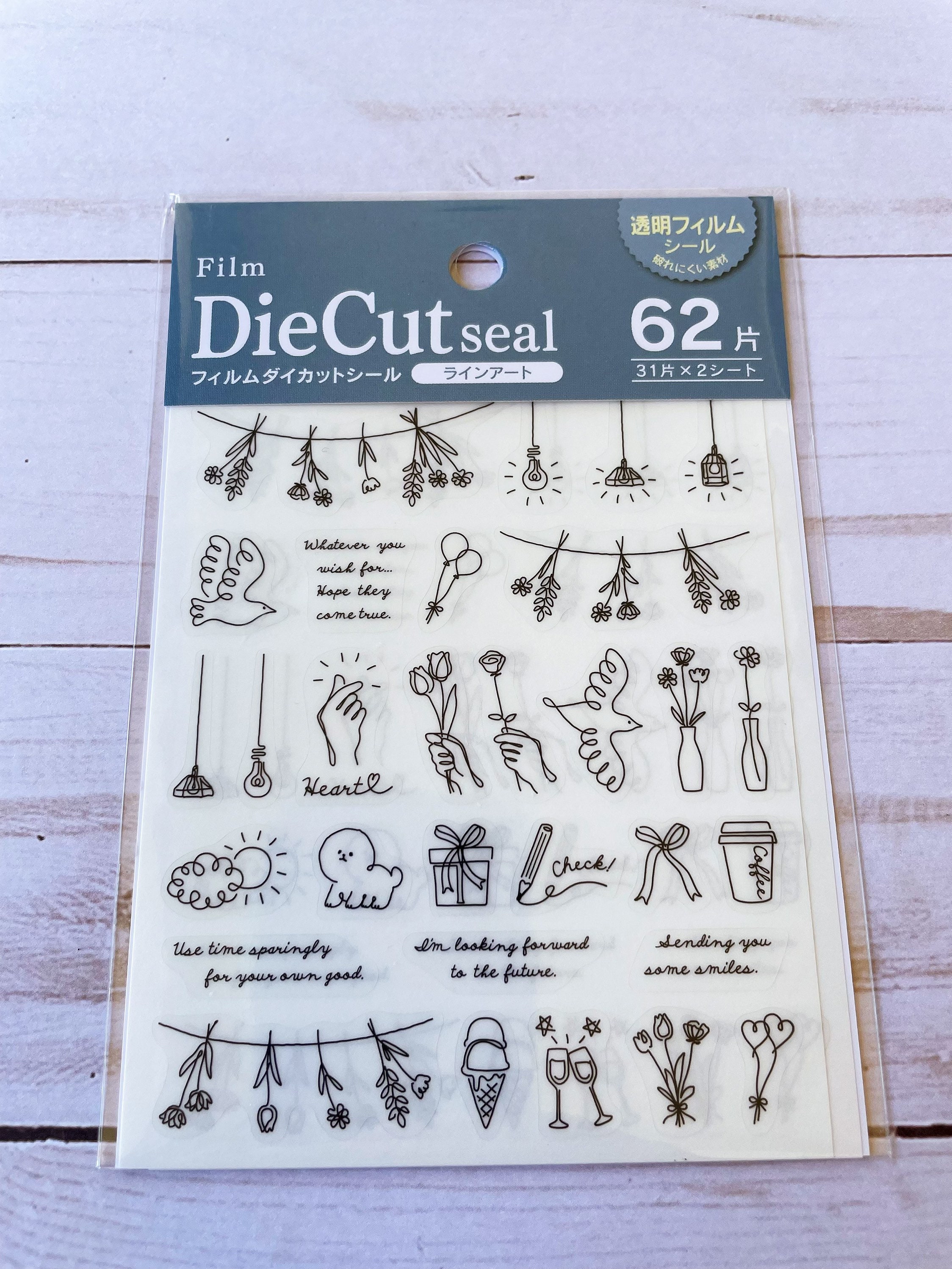 2/4 Sheets Film/tracing/masking Die Cut Seal, Point Stickers, Junk ...