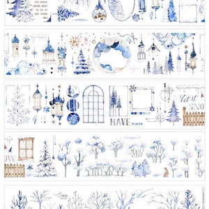 Timegrid Snow World One Loop Sample PET Tape Scene - Etsy