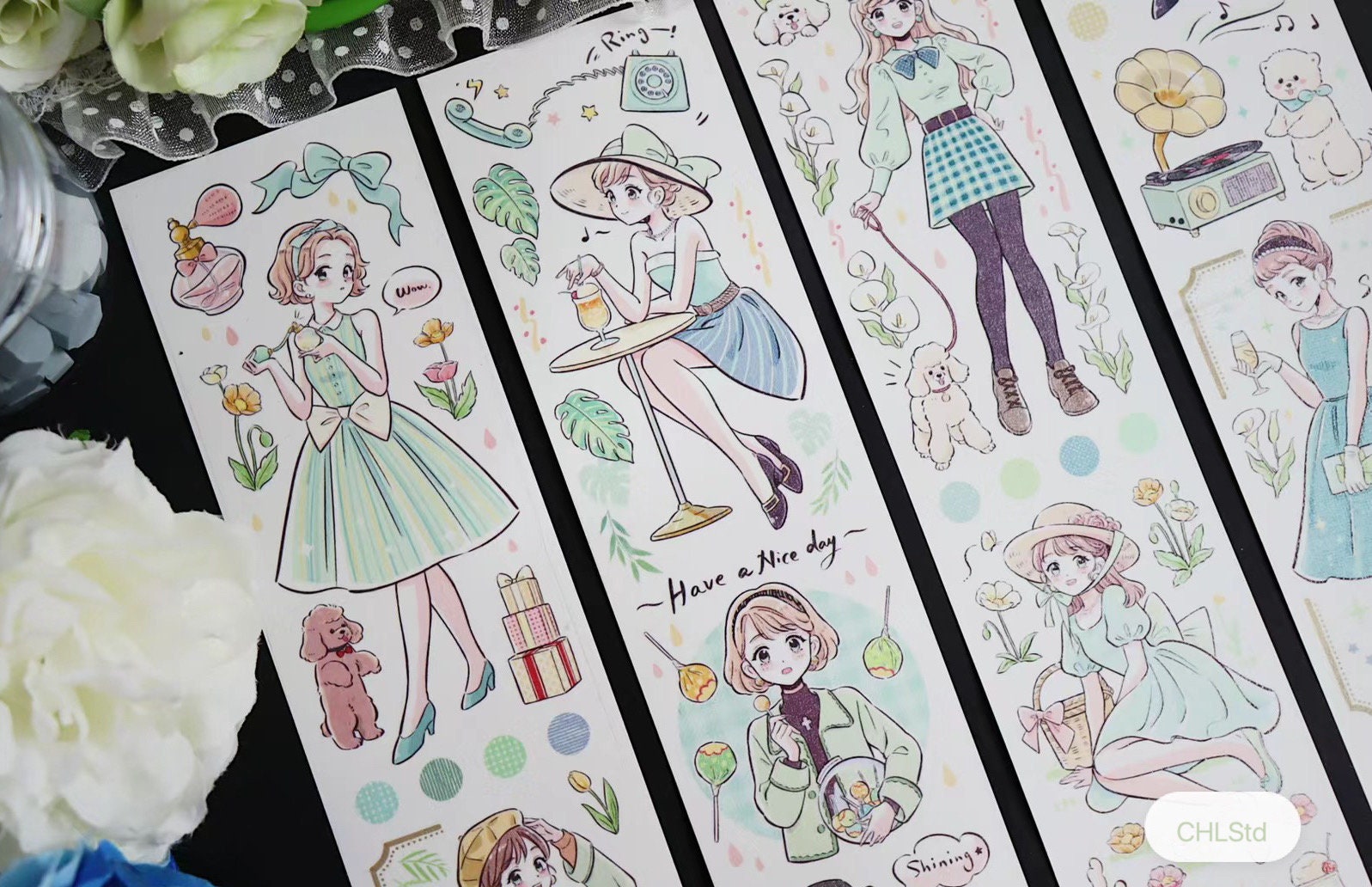 Chlstd Spring Heartbeat | One Loop Sample or Roll Washi Tape | People ...
