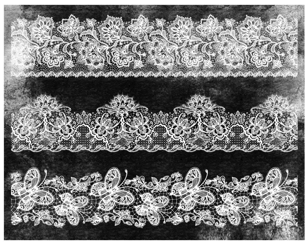 LLX Studio White Lace | One Loop (3m Loop) Sample or Roll PET Tape ...