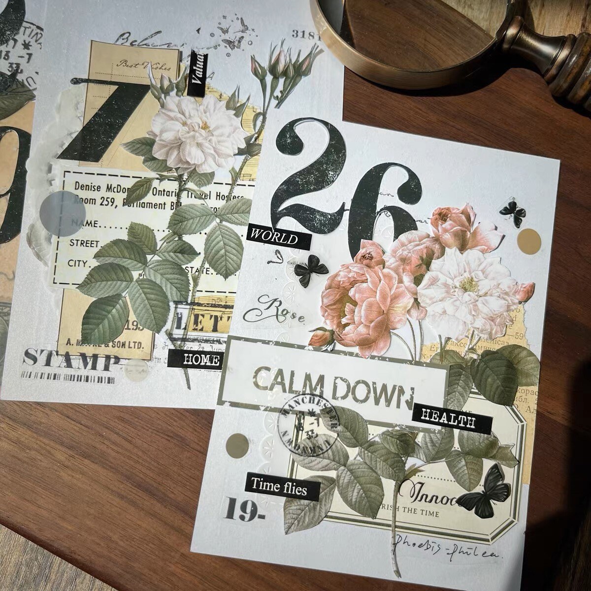 Yier Studio Vintage Flowers | One Loop Sample PET Tape | Flower ...