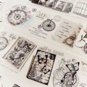 Journal Pages Timeless One Loop Sample PET Tape Journal - Etsy