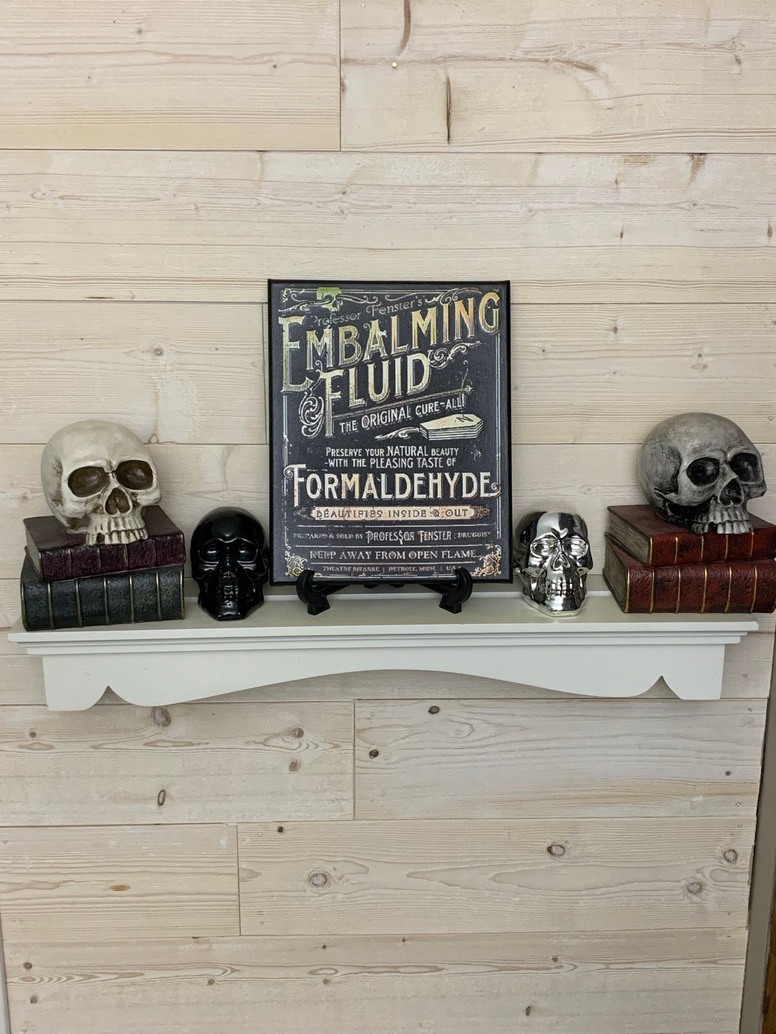 Embalming Fluid Advertisment Sign Gothic Home Decor Funeral - Etsy