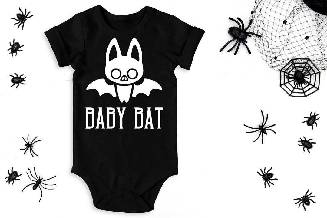 Baby Bat , Gothic Bodysuit, Goth Baby Clothes, Gothic Baby Shower Gift, Baby Bat Black Outfit - Etsy