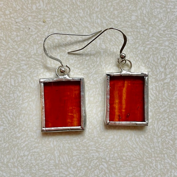 Stained Glass Earrings - Etsy