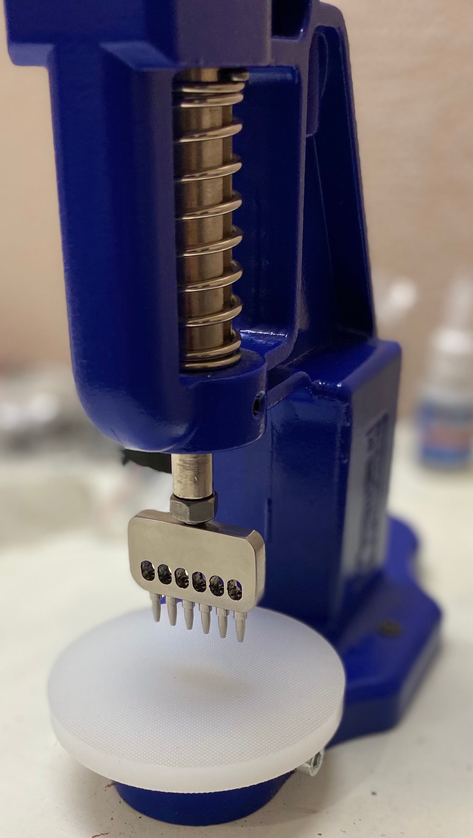 Leather Stitching Hole Punch Tool Craft 5mm 6 Prong stainless | Etsy