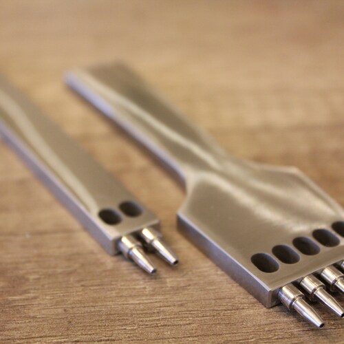 Flat Short Punch Ver.2 6 Size of Punch Cutter for Leather | Etsy