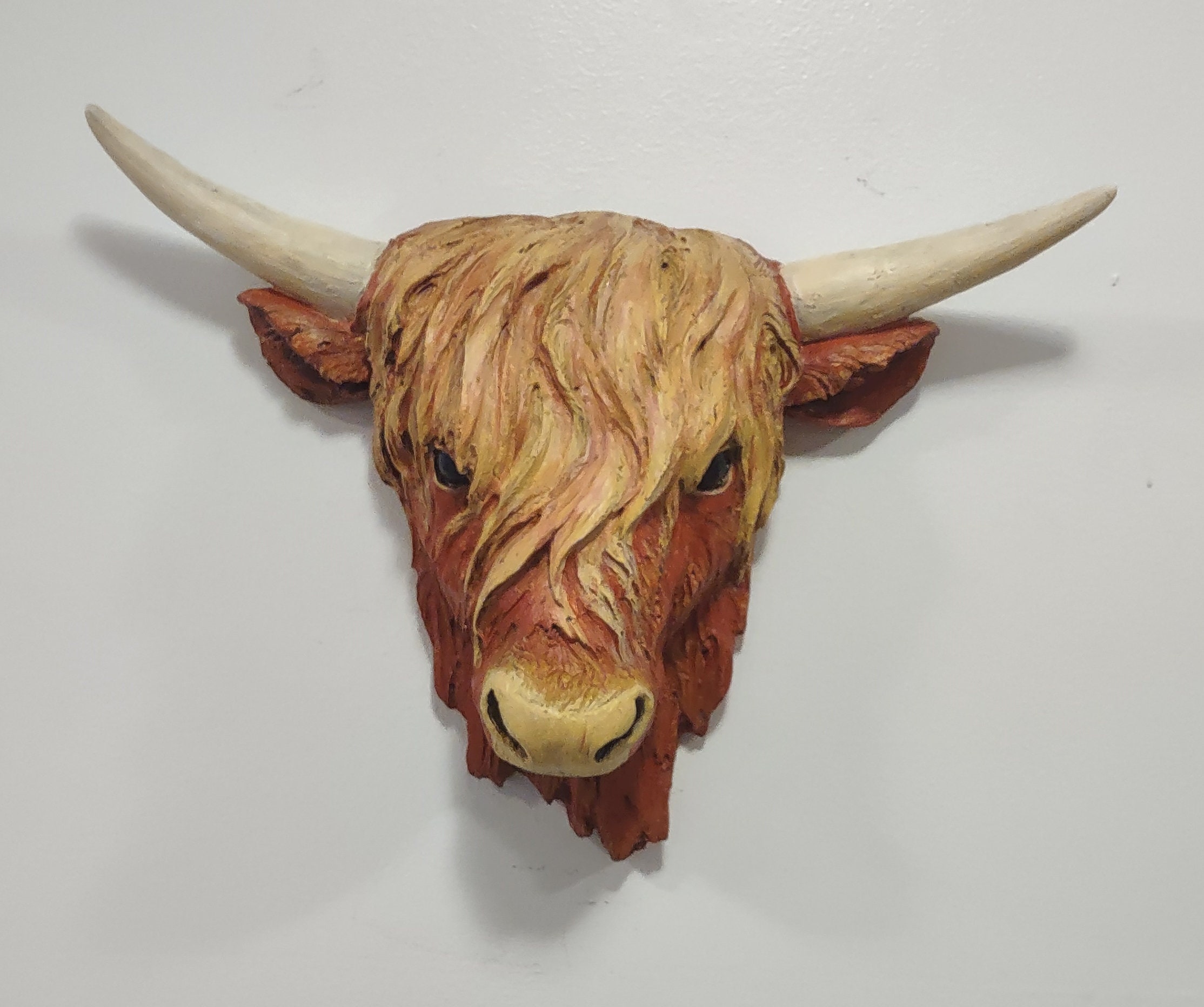 Highland Cow Wall Mount - Etsy