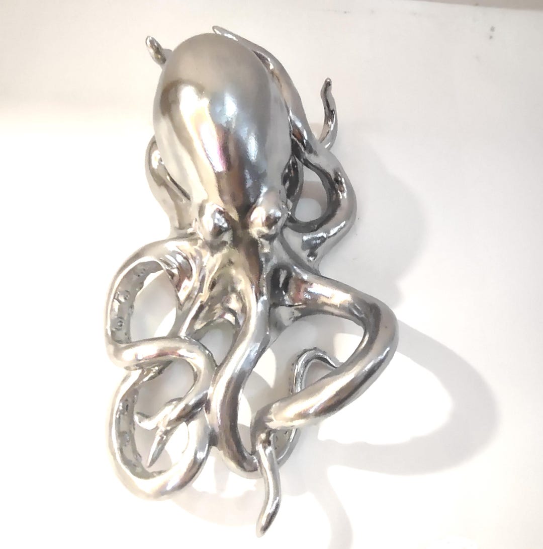 Shiny Octopus Wall Sculpture or Tabletop - Etsy