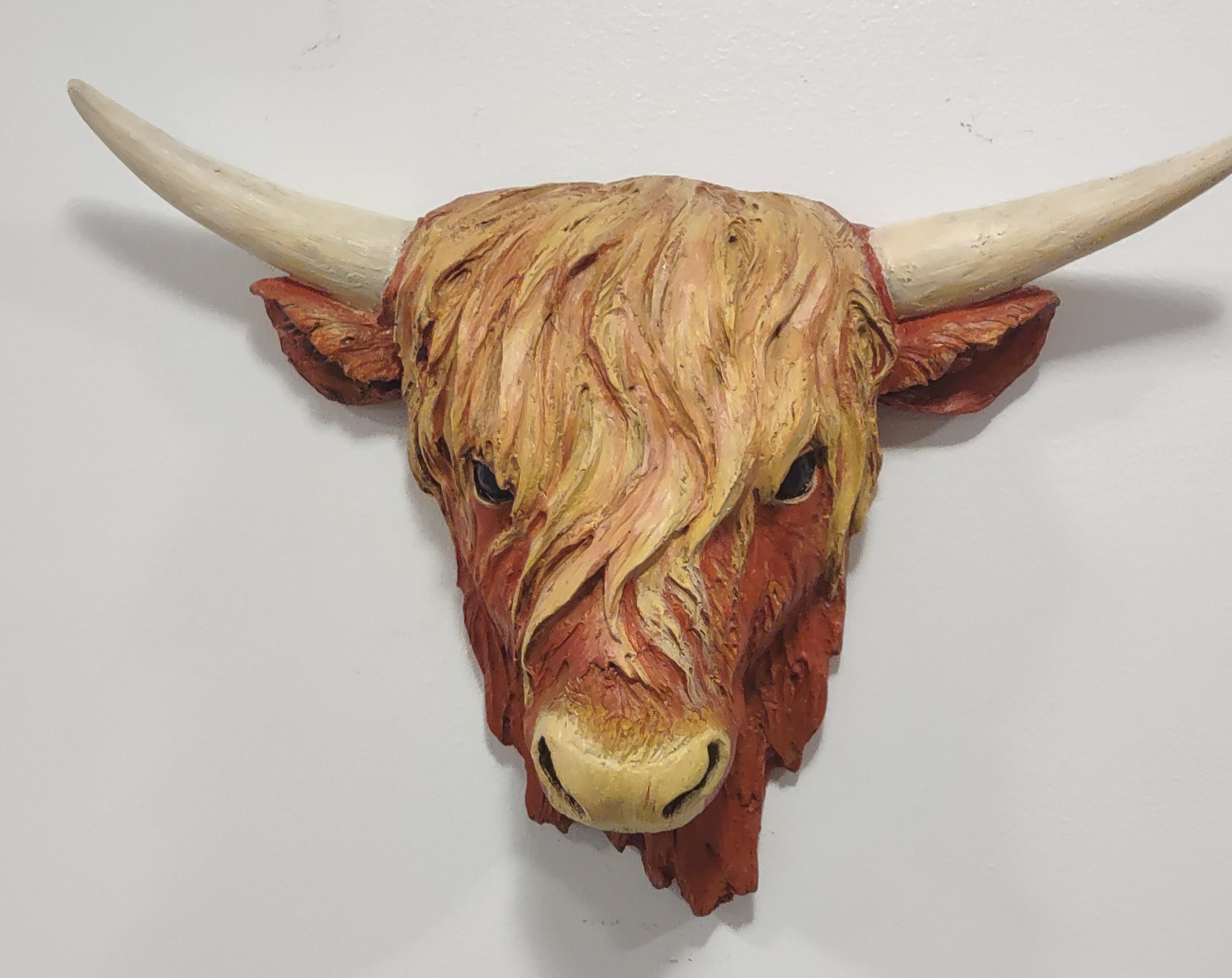 Highland Cow Wall Mount - Etsy