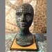 Copper Bust/ Head With Real Copper Mosaic Design/head Tabletop - Etsy