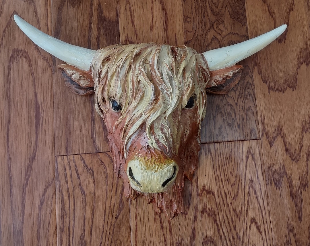 Highland Cow Wall Mount - Etsy