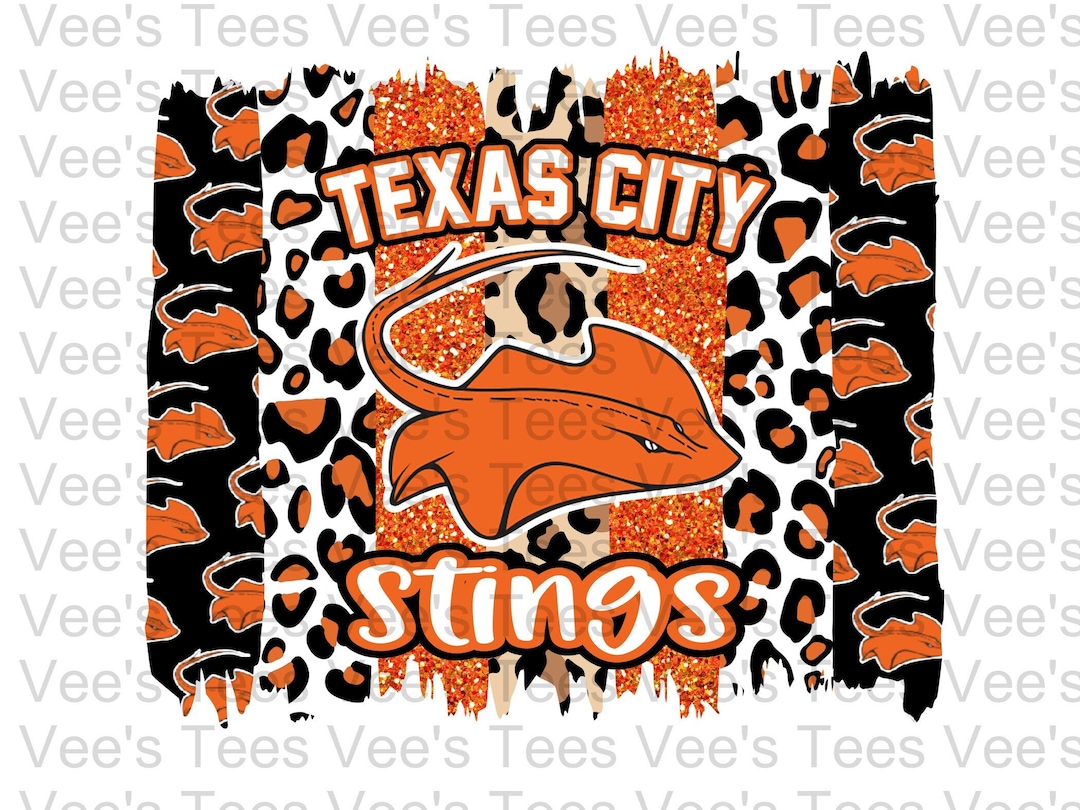 Texas City Stings Brushstrokes PNG - Etsy