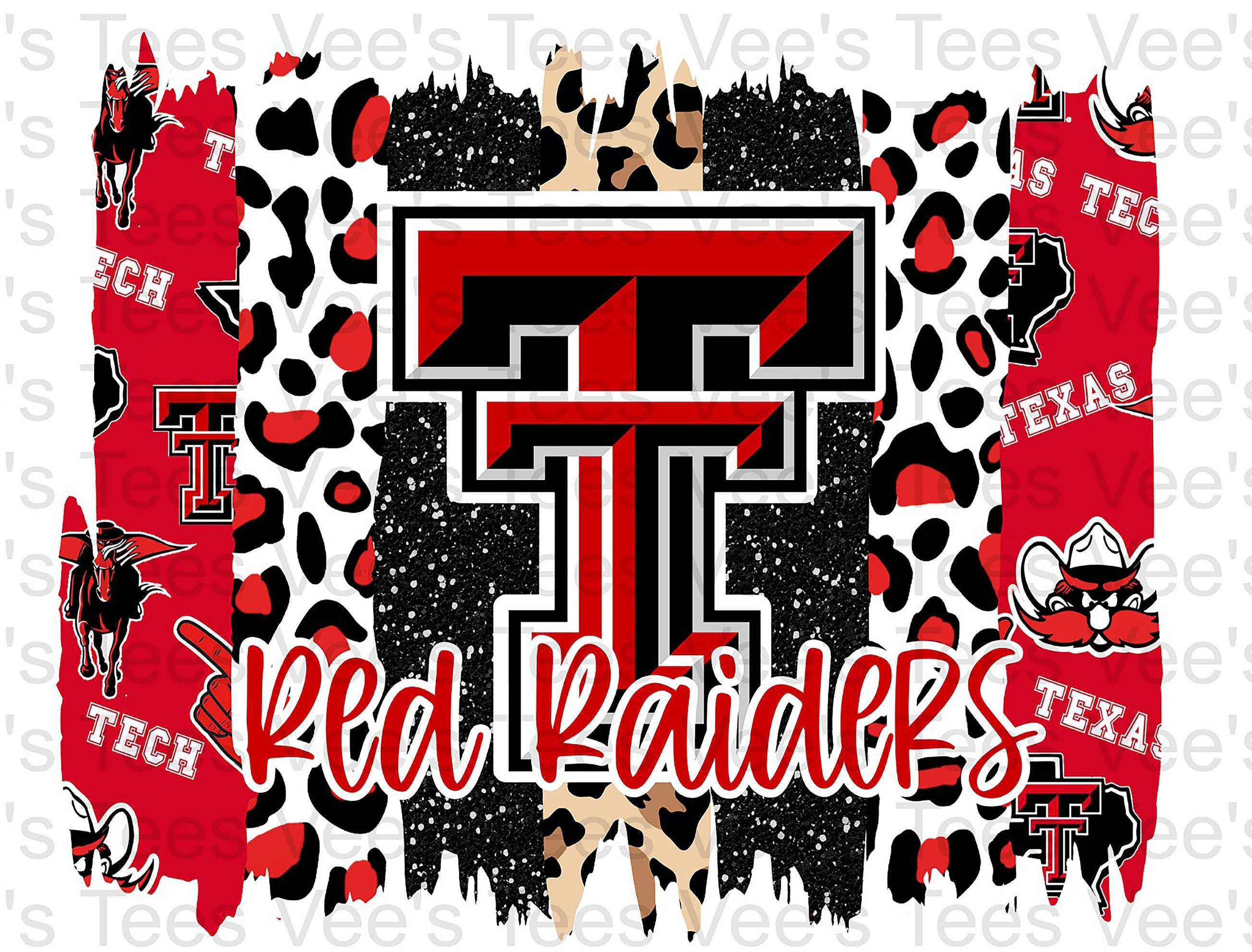 Texas Tech Guns Up Clipart Black