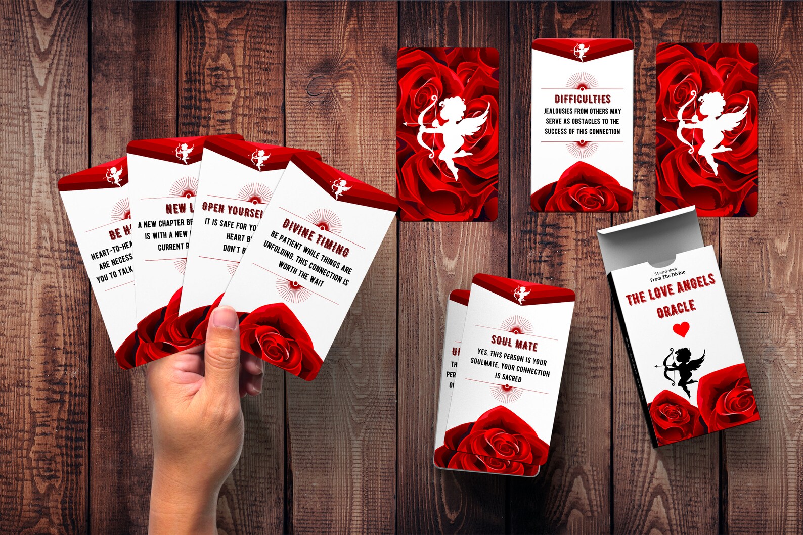 The Love Angels Oracle Cards Printable Romance Deck for - Etsy Australia