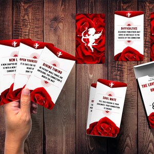 The Love Angels Oracle Cards - Printable Romance Deck for Psychic Love ...