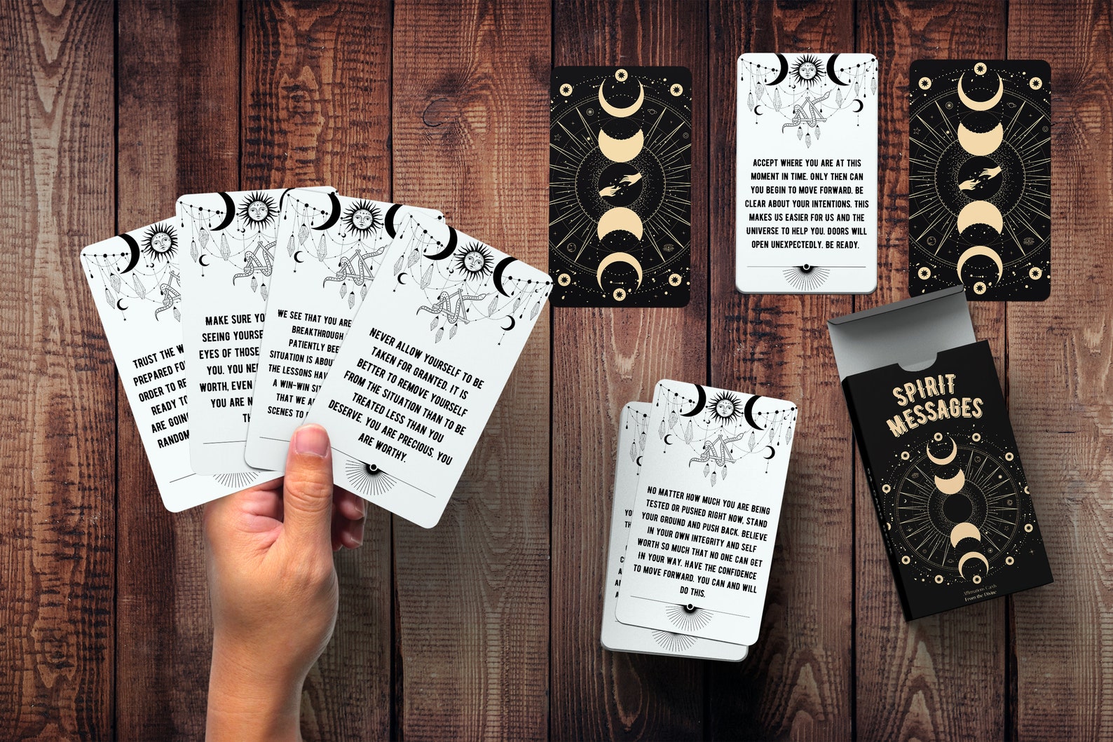 Spirit Messages Oracle Cards: Guidance Deck (printable Digital Download ...
