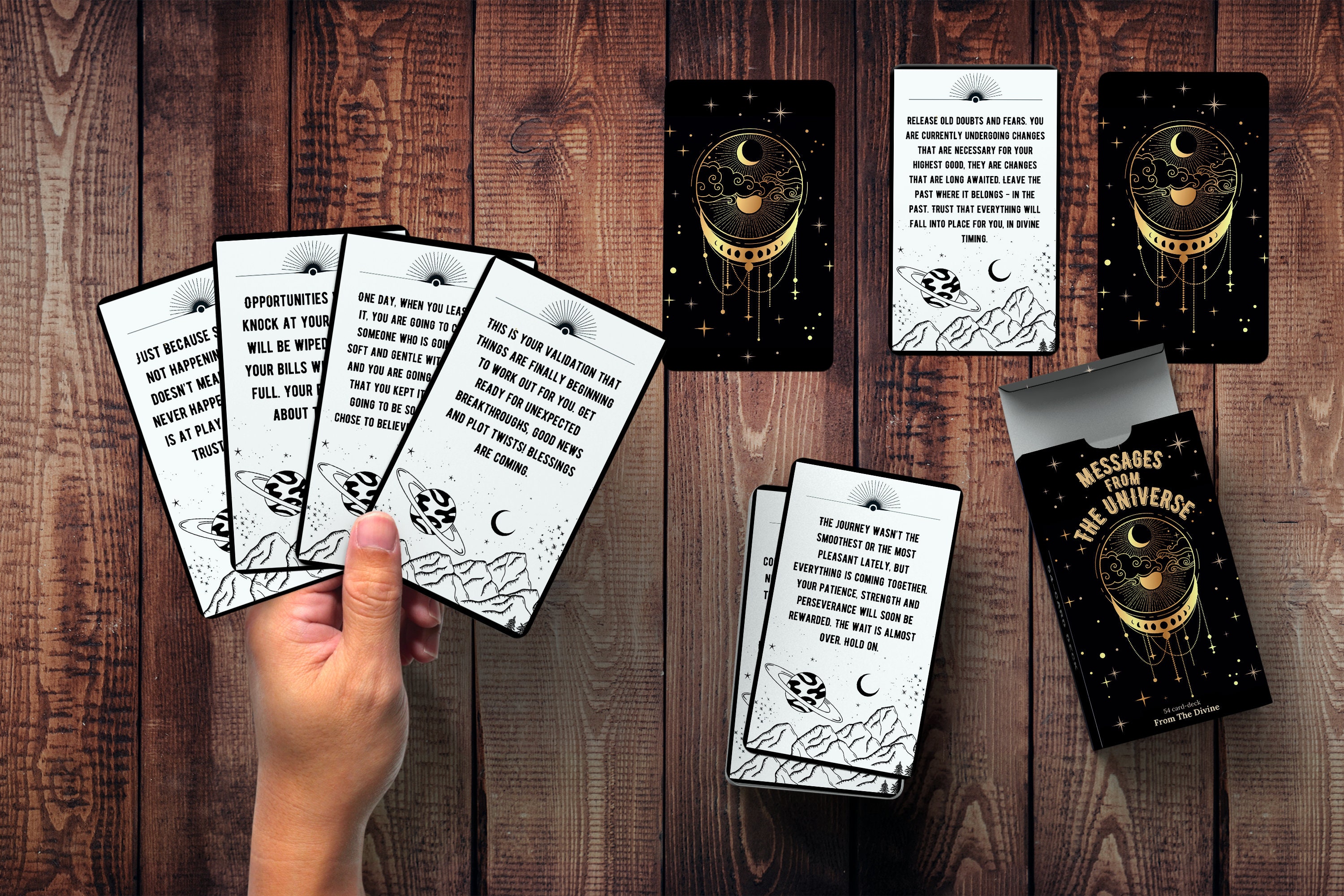 Messages From the Universe Oracle Cards Printable Deck With - Etsy