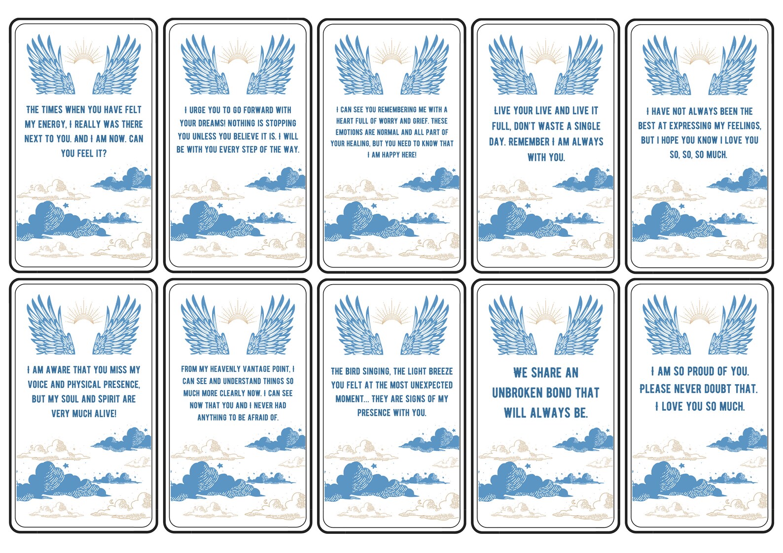 Messages From Heaven Oracle Cards: 54-card Guidance Deck (digital ...