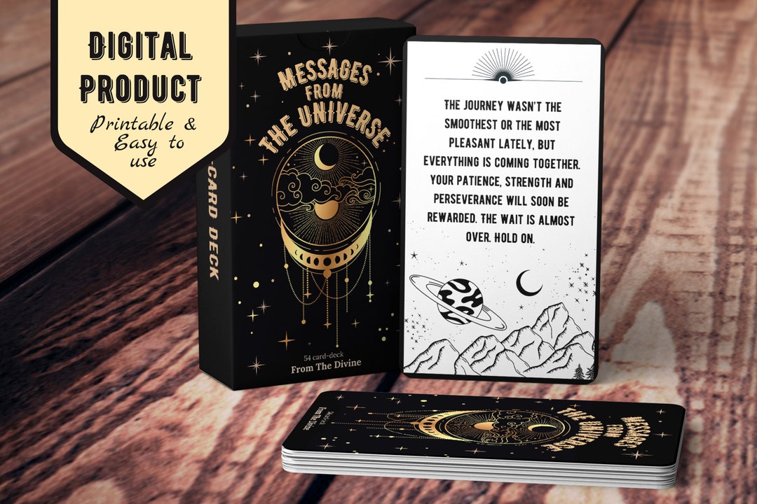 Messages From the Universe Oracle Cards Printable Deck With Guidance ...