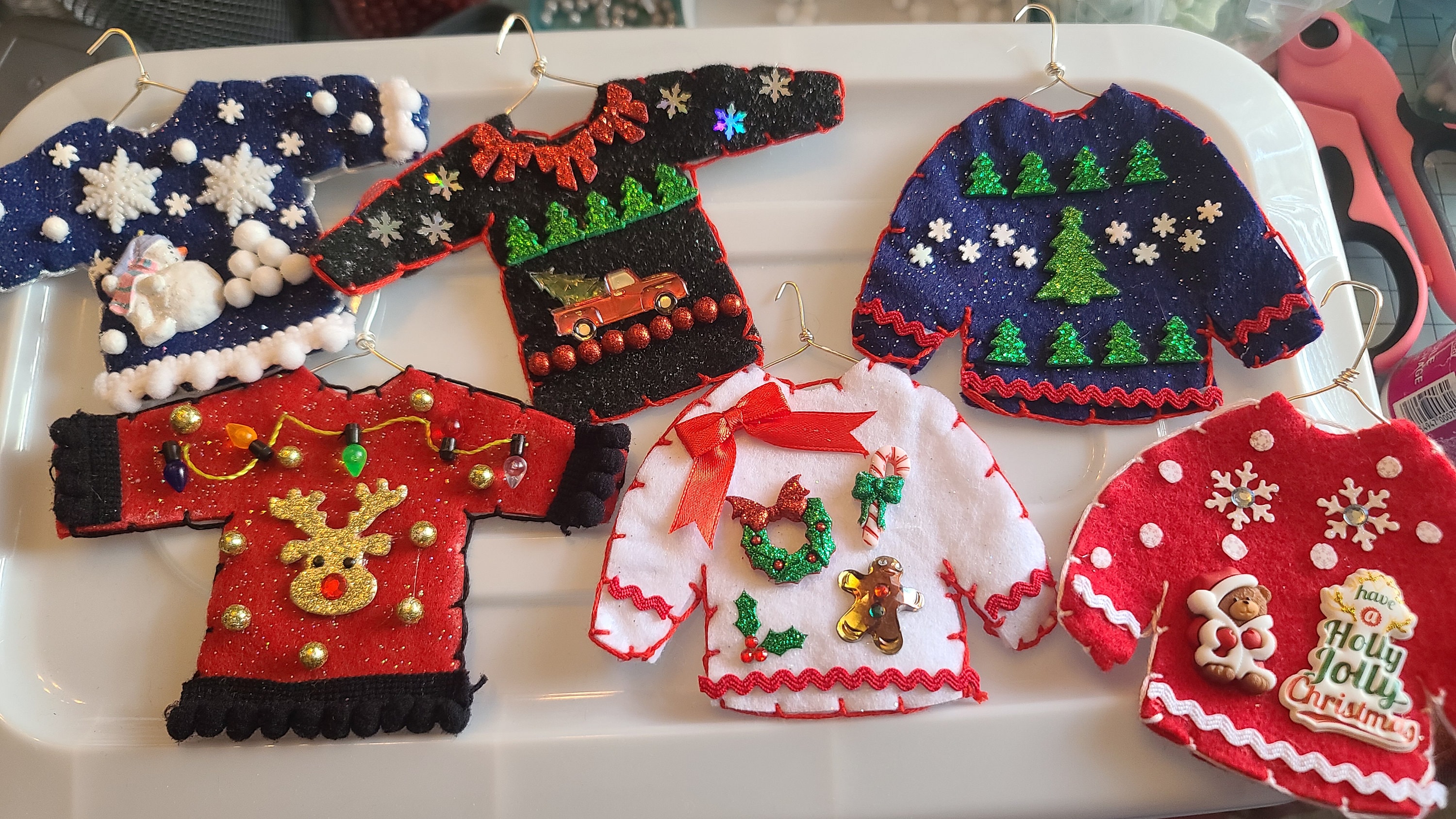Ugly Christmas Sweater Ornaments - Etsy